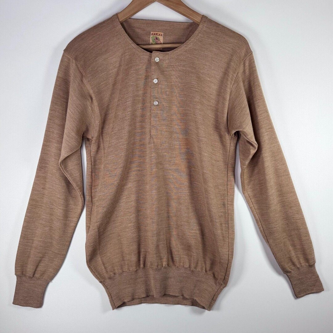 Vintage Woolmark Merino Wool Sweater | Cicada Label Symbol of Longevity ...