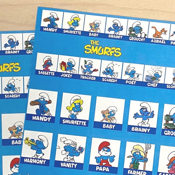 Smurf - Etsy
