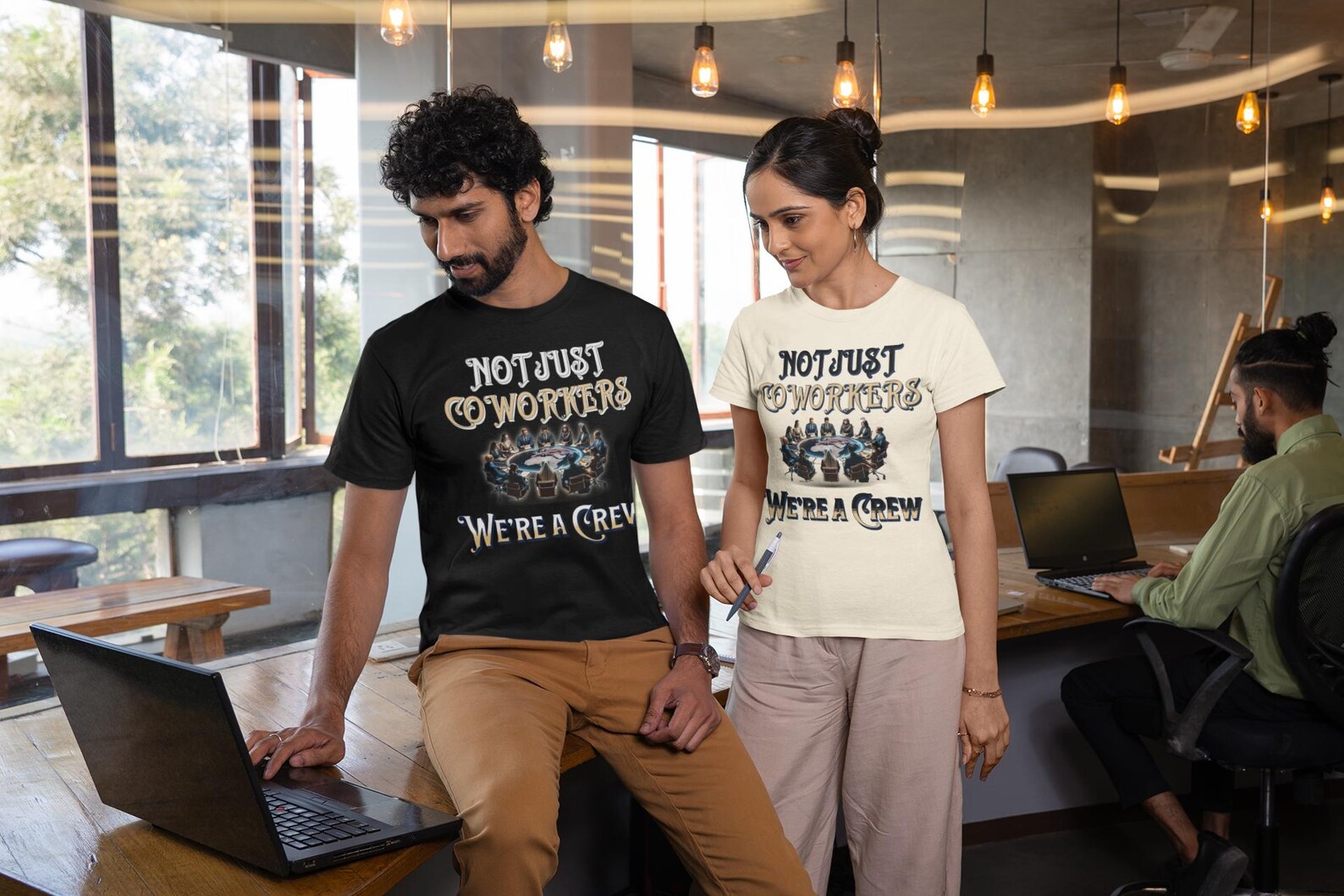 Custom Office Team Shirts Personalized Company Tshirts for Work Teams ...