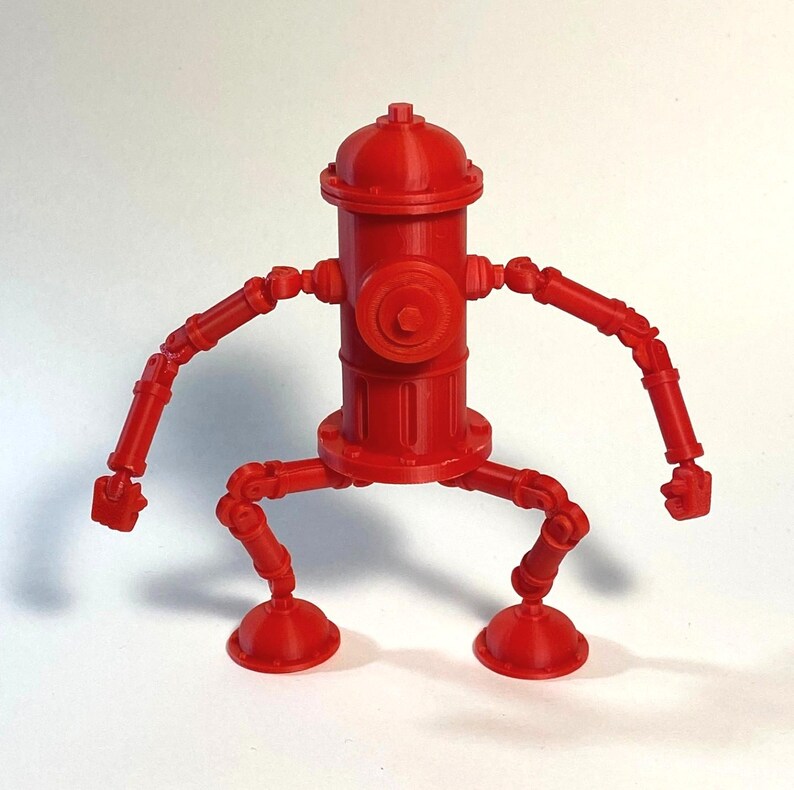 Custom 3D Printed Posable Figure HYDRANT 6"marvel Legends DC Neca GI ...