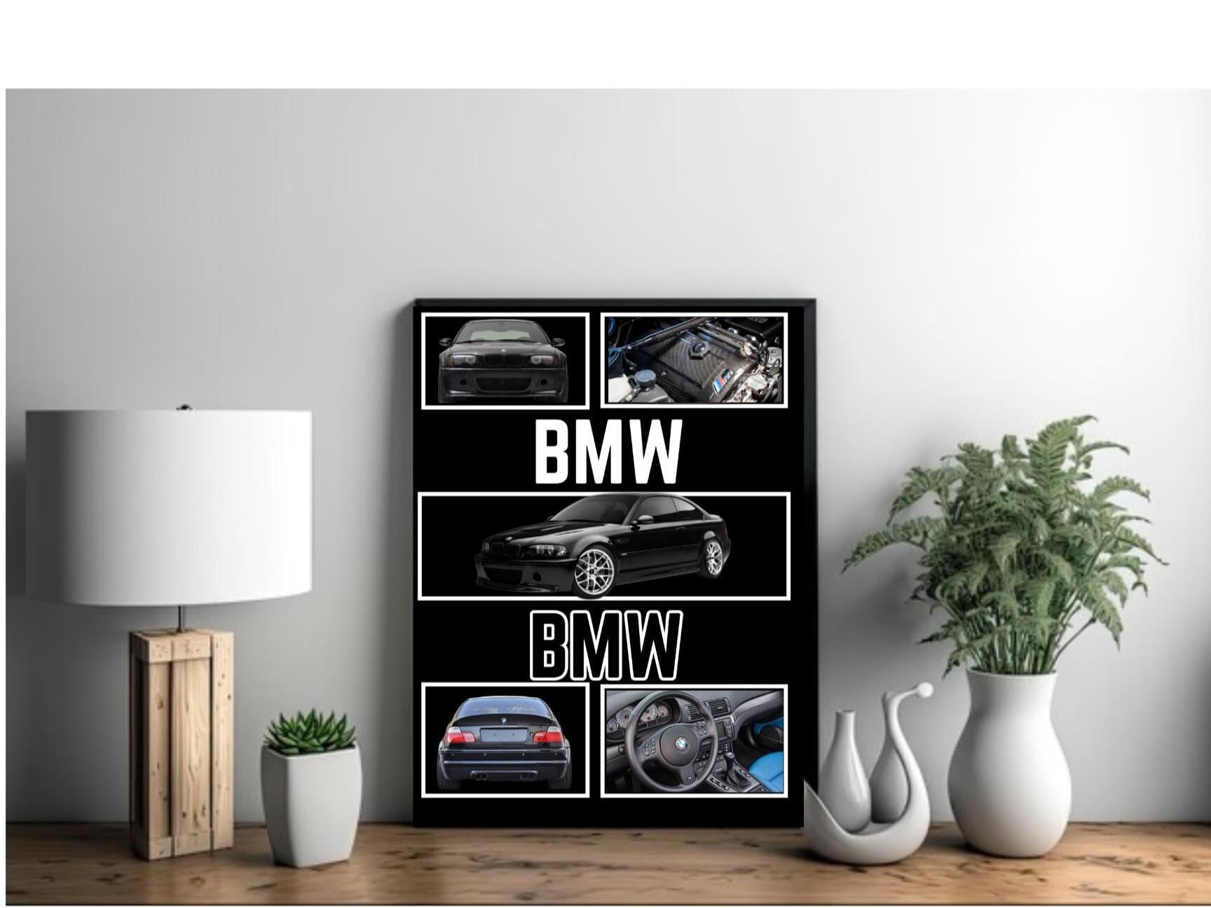 BMW E46 M3 Poster | Digital Download | Hyper Car Poster | Super Car ...