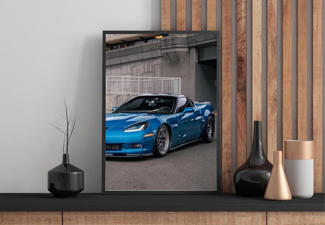 Chevrolet Corvette C6 ZR1 Fine Art Poster - Vivid Colors, Eco-friendly ...