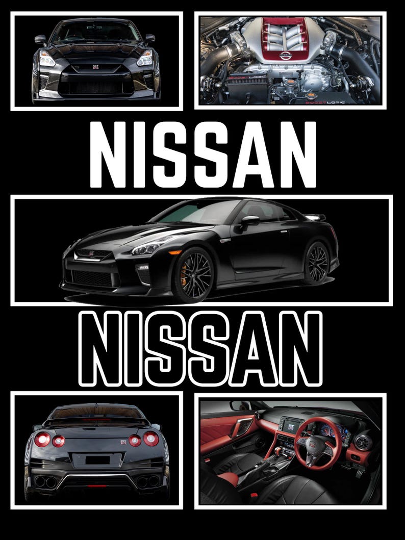 Nissan R35 GTR Poster | Digital Download | Hyper Car Poster | Super Car ...