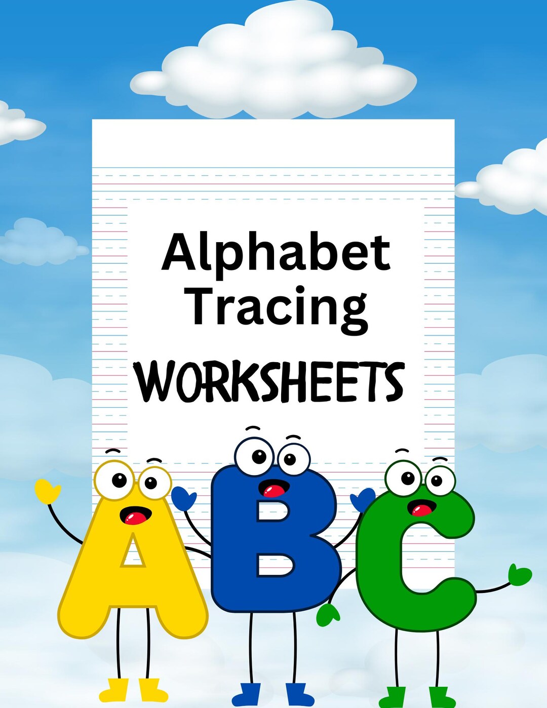 Printable Alphabet Tracing Worksheets for Kids – Educational ...