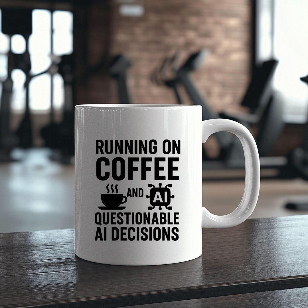 Funny AI Coffee Mug Geek Humor Mug Tech Gift for Him Tech Gift for Her Artificial Intelligence ...