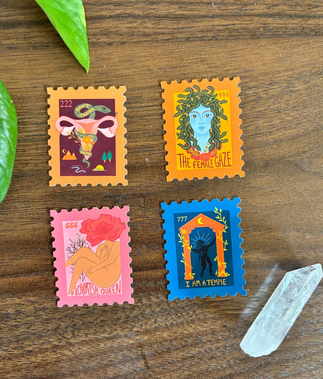 Stamps of Autonomy- Feminist Stamp Sticker Collection, the Female Gaze ...