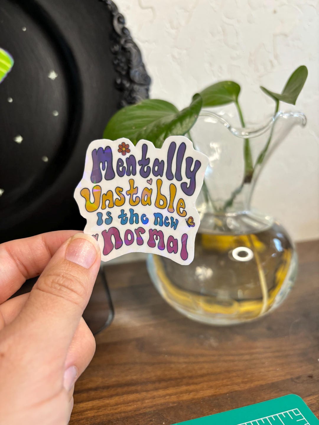 Mentally Unstable is the New Normal Sticker,funny Mental Health Sticker ...