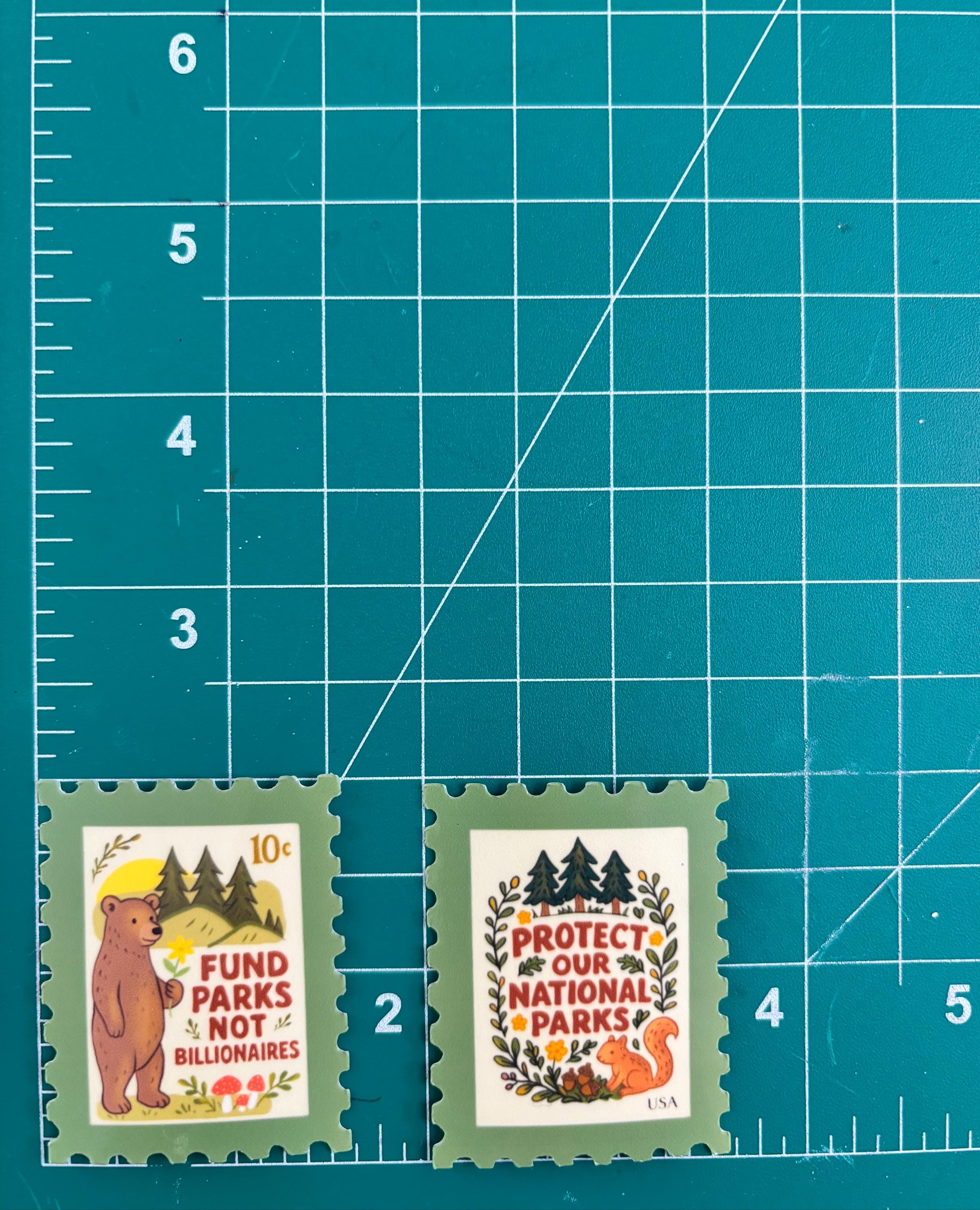 Fund Parks Not Billionaires Sticker, Protect Our National Parks Sticker ...