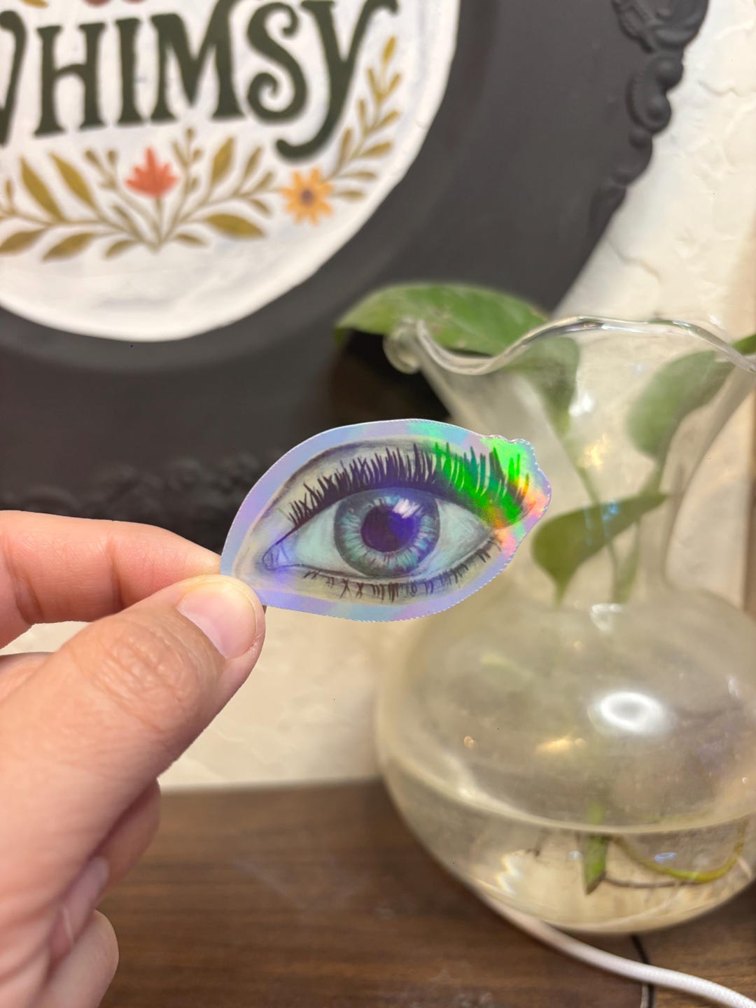 Mystical Eye Sticker, Holographic All Seeing Eye Sticker - Etsy