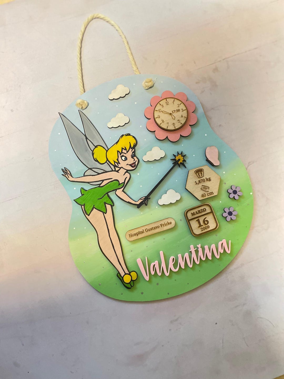 Tinker Bell's Birth Data - Etsy