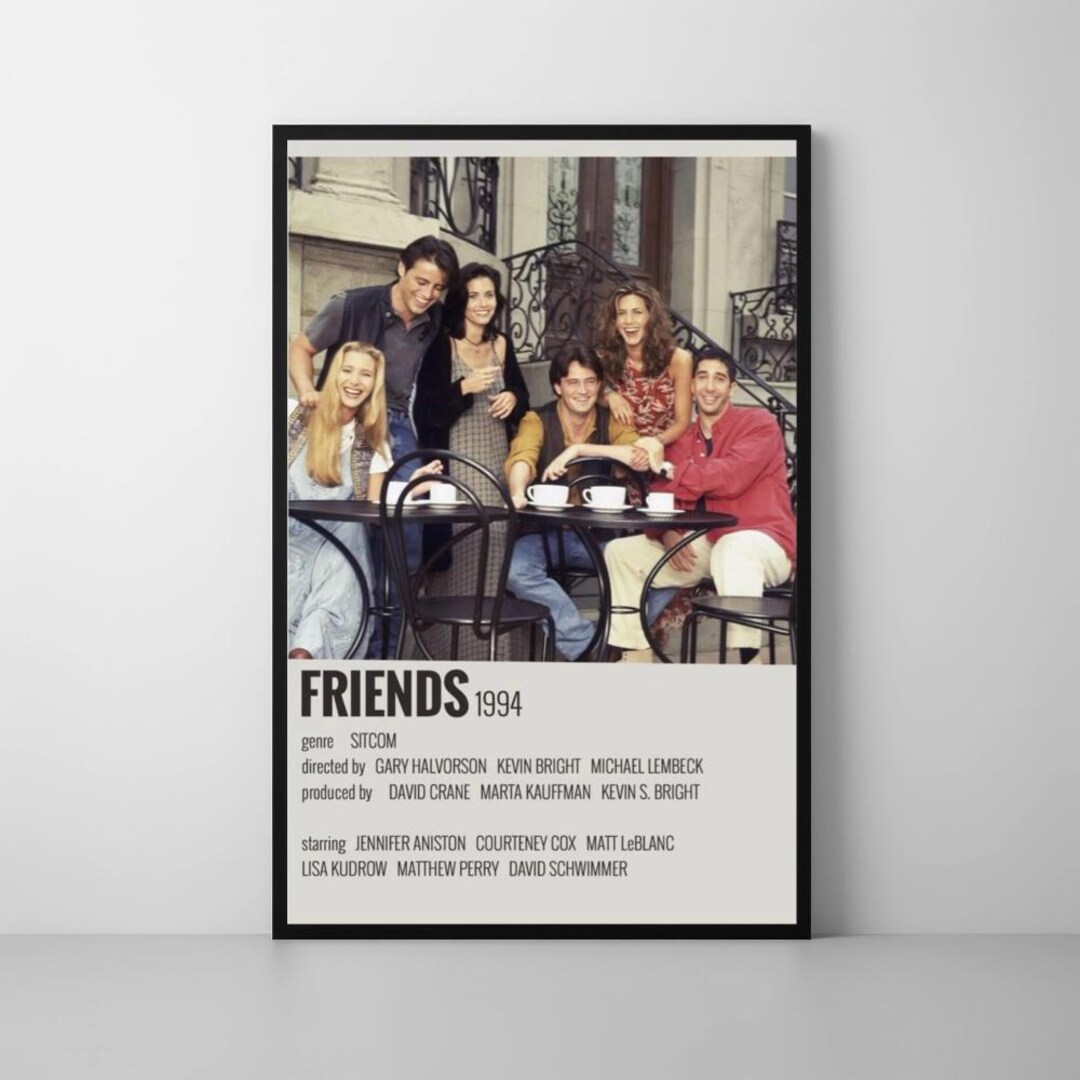 Friends TV Show Digital Wall Art,90s Sitcom Printable Poster,friends ...