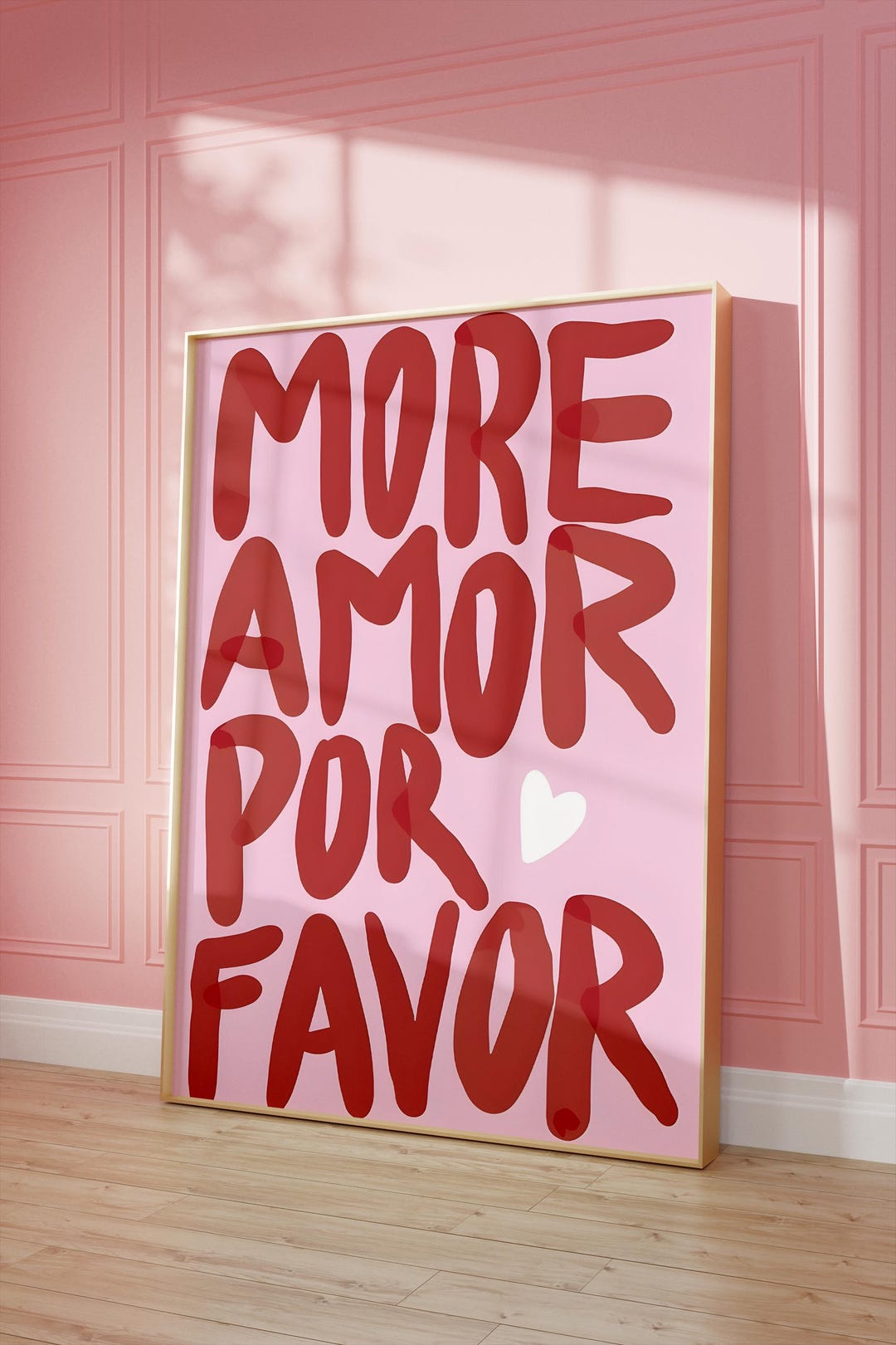 More Amor Por Favor Print: Modern Eclectic Wall Art (digital Download ...