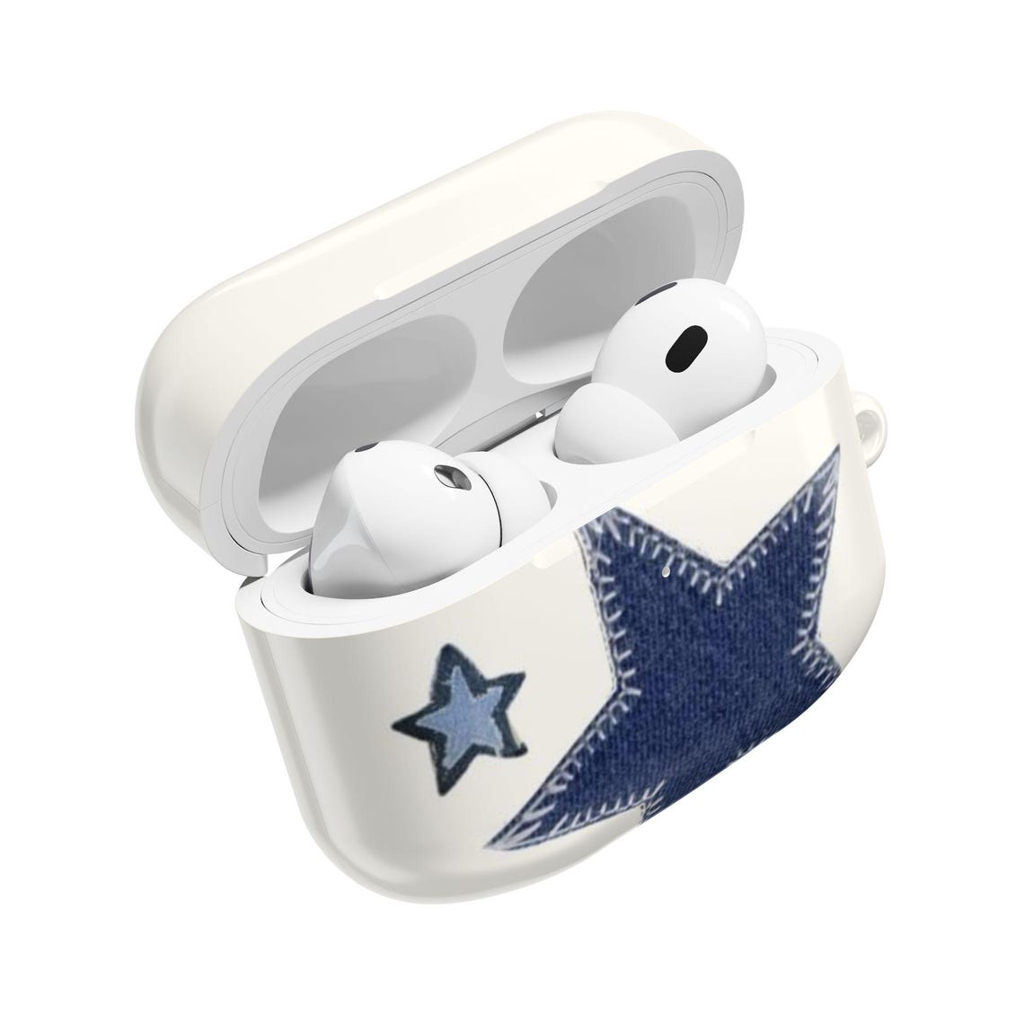 Blue and Cream Denim Star AirPod Cases Accessories Girly Cute 1st 2nd ...
