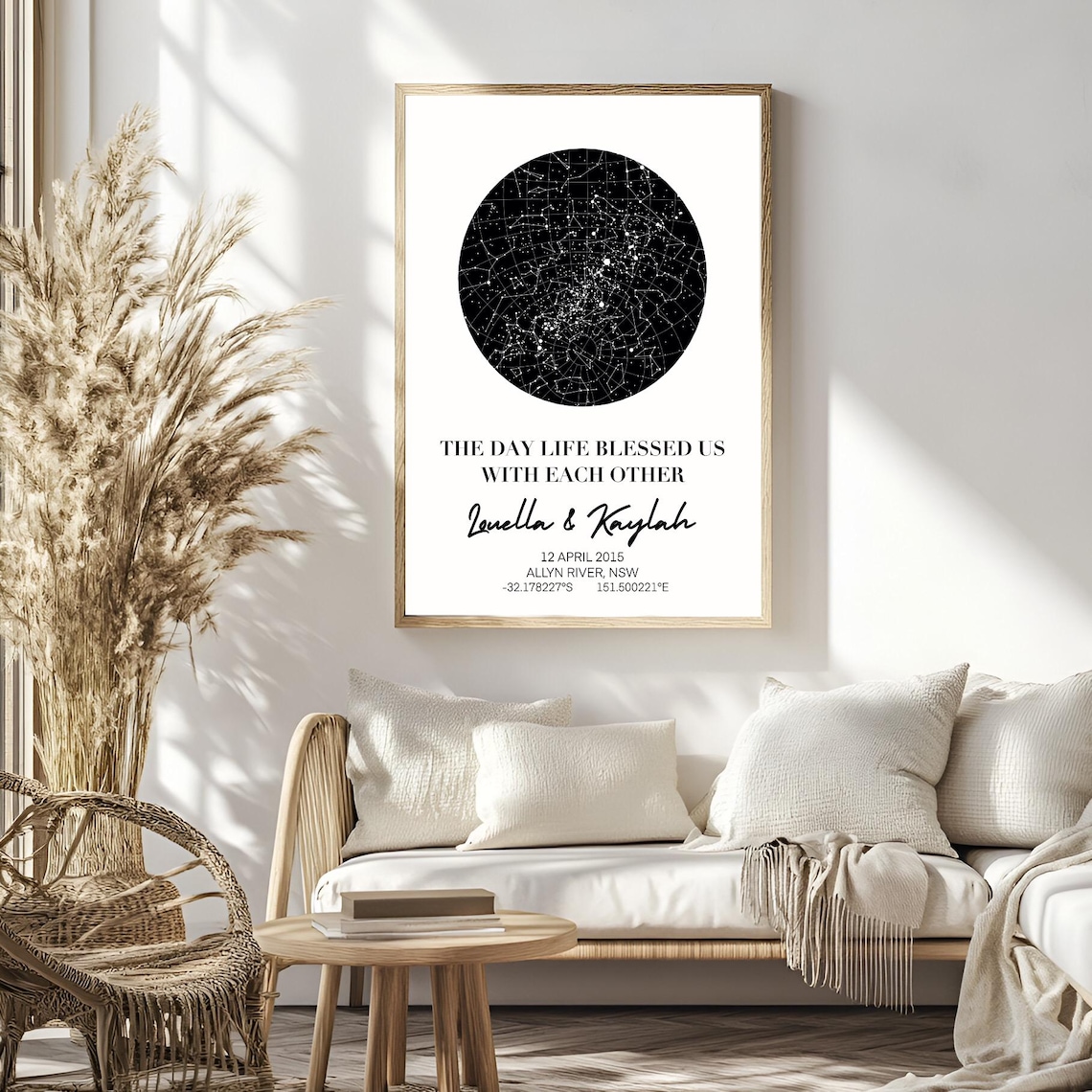 Personalized Star Map | Custom Night Sky Print | Digital Download ...