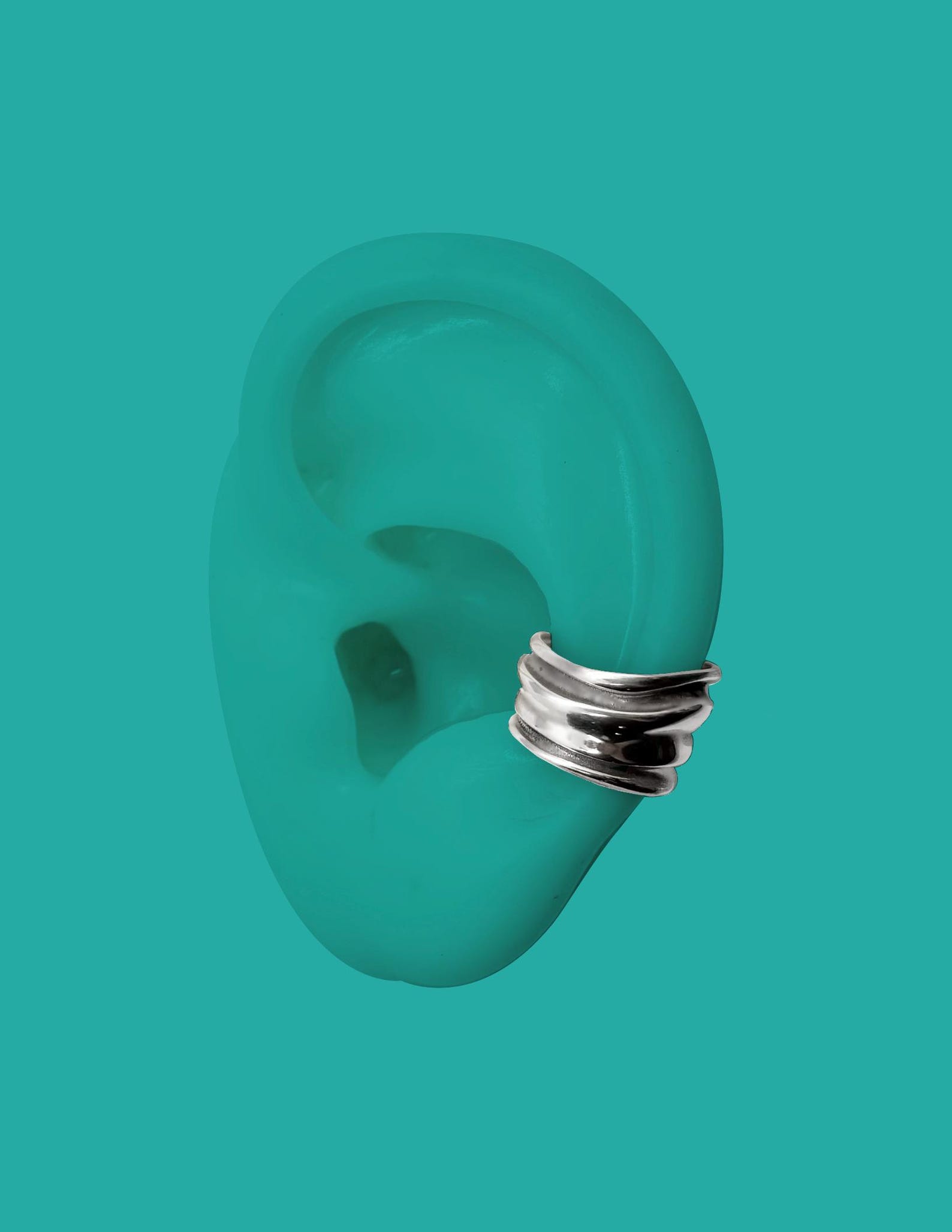 The Crush Ear Cuff - Sterling Silver / Gold Brass - Etsy