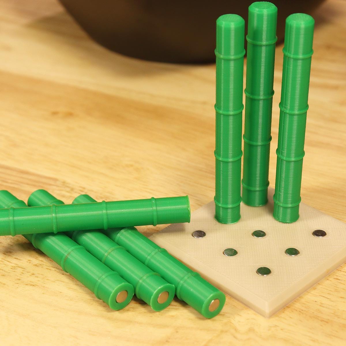 Zen Garden Bamboo Desk Toy – Magnetic Fidget, Plant Lover Gift ...