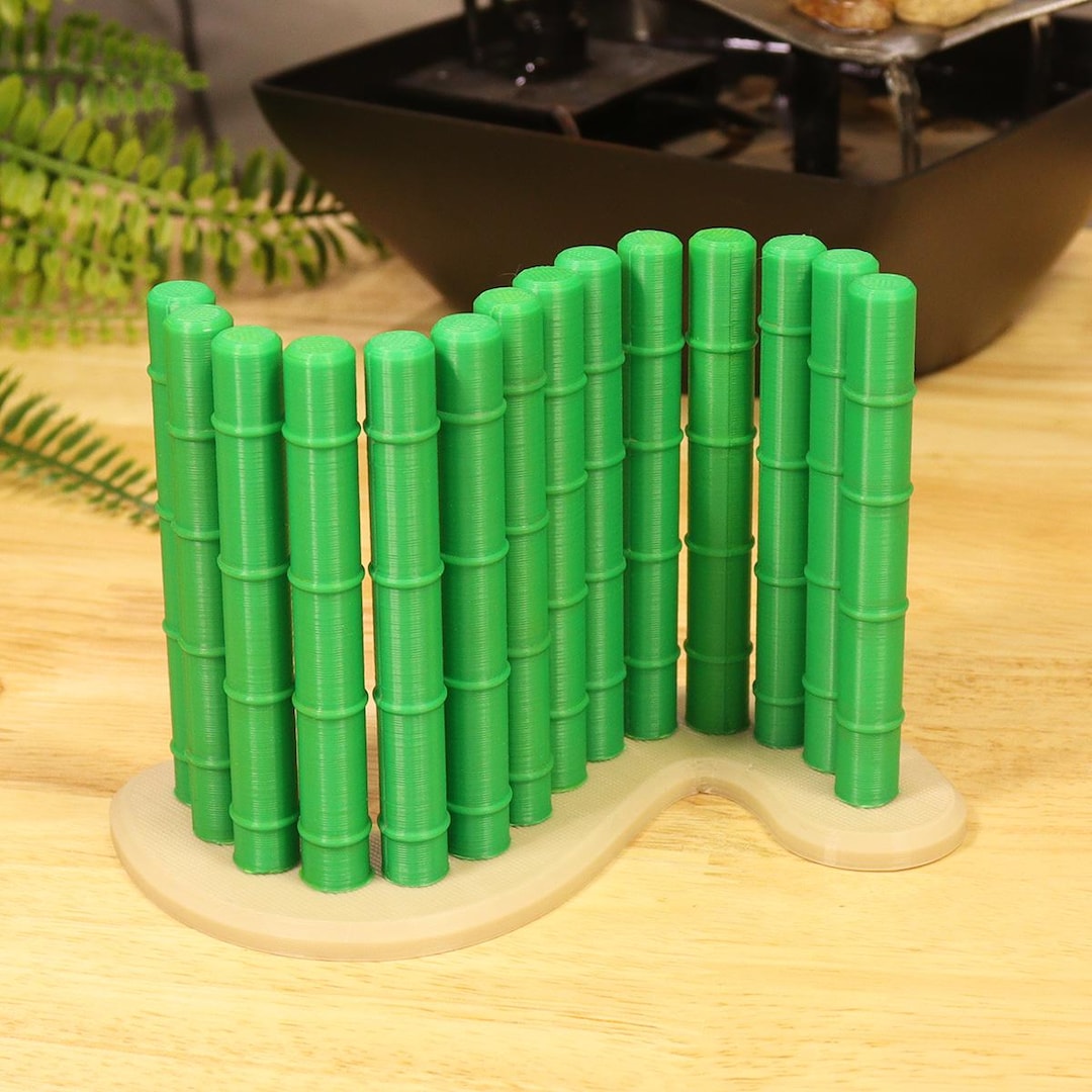 Zen Garden Bamboo Desk Toy – Magnetic Fidget, Plant Lover Gift ...