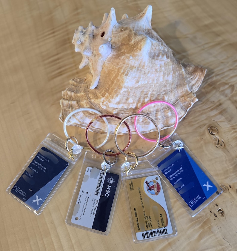 Cruise ID Card Bracelet: Interchangeable Badge Holder - Etsy