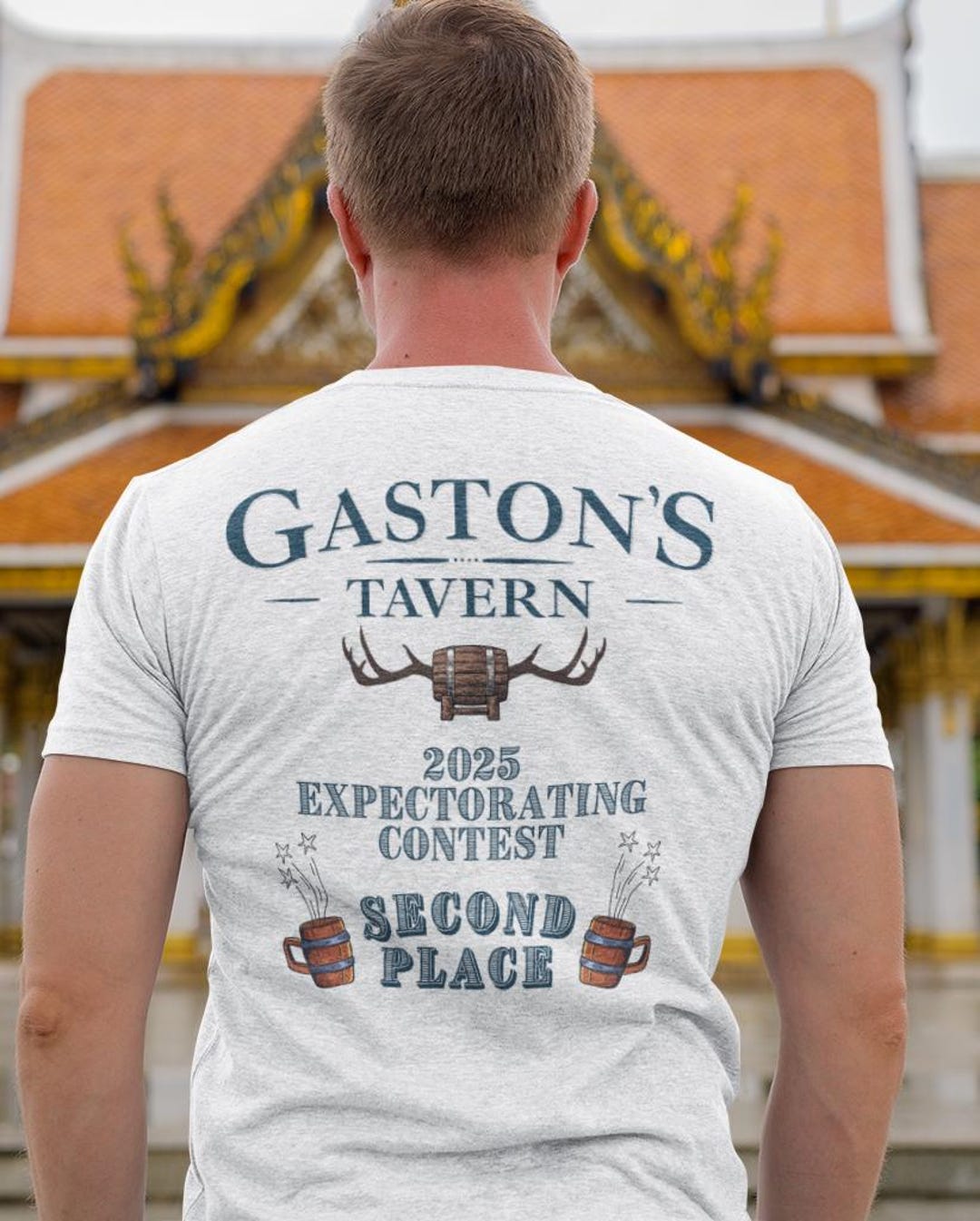 Gaston Theme Park T-shirt, Second Place, Especially Good at ...