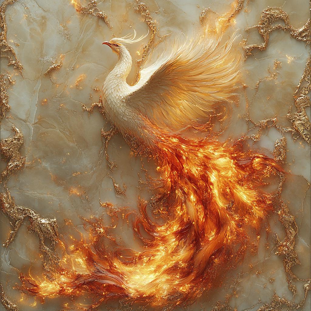 Mythical Phoenix Digital Art | Fiery, Cosmic & Nature-inspired Designs ...
