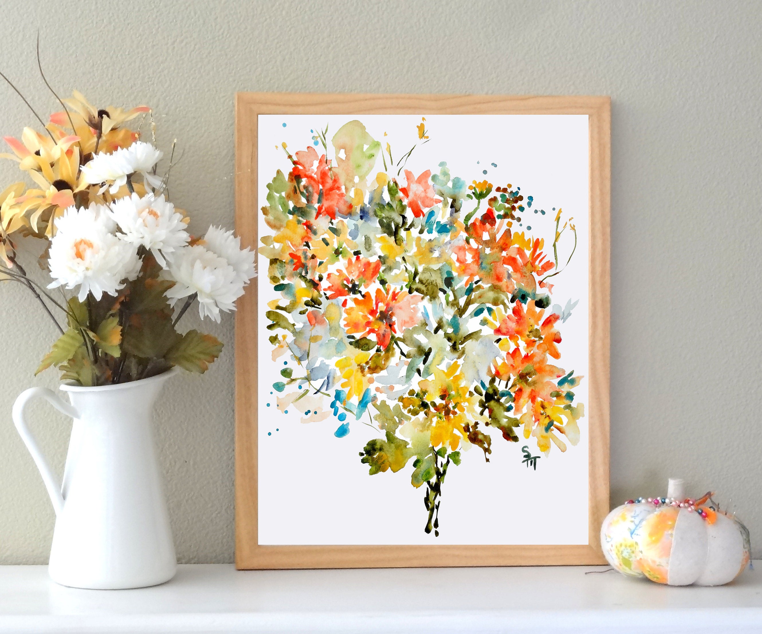 Rustic Mix No.2 Watercolor Fine Art Print Watercolor | Etsy