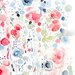 Soft Floral Abstract No.2, Watercolor Flowers Abstract Fine Art Print ...