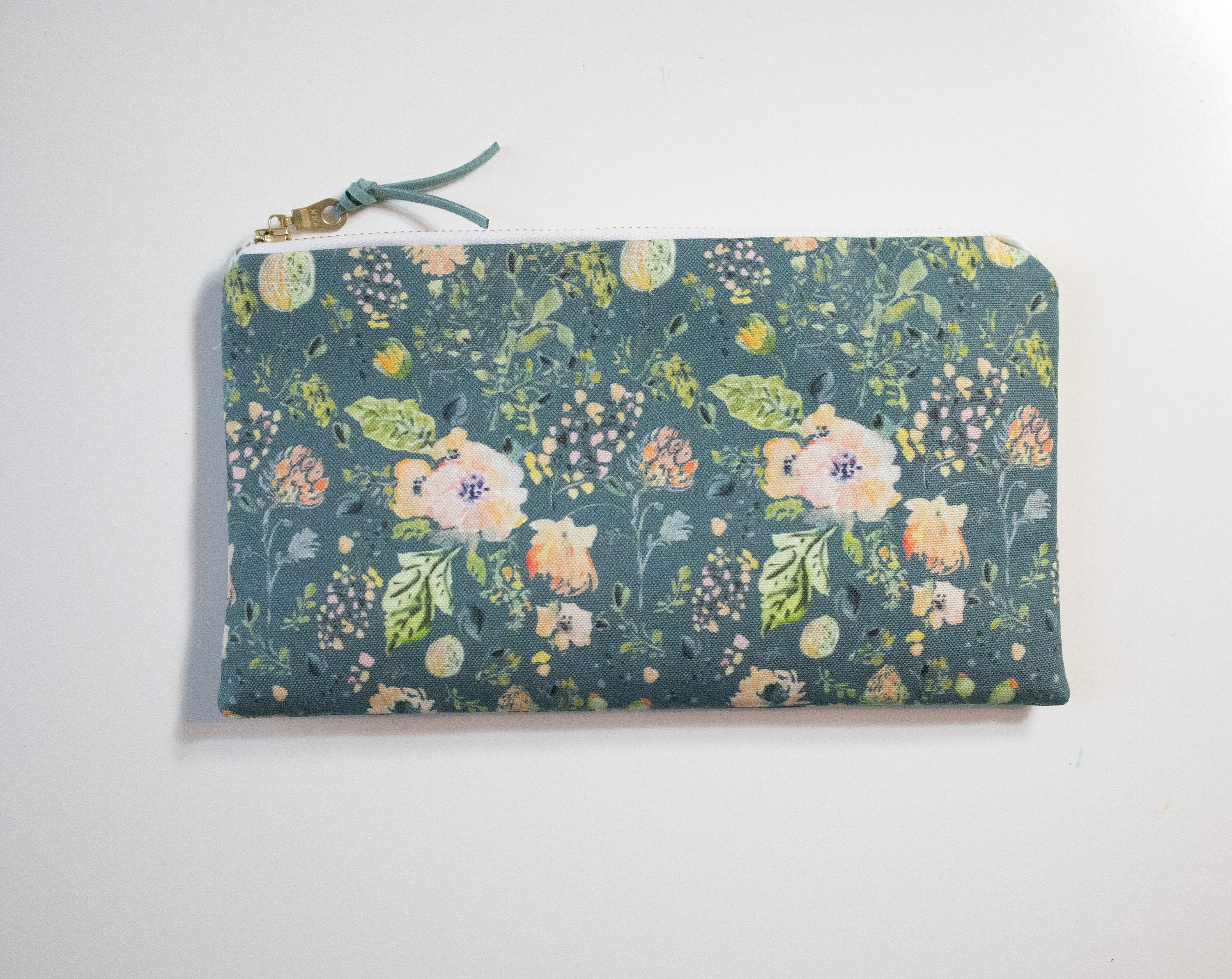 Floral Cosmetic Pouch Watercolor Flowers Pouch Flowers - Etsy