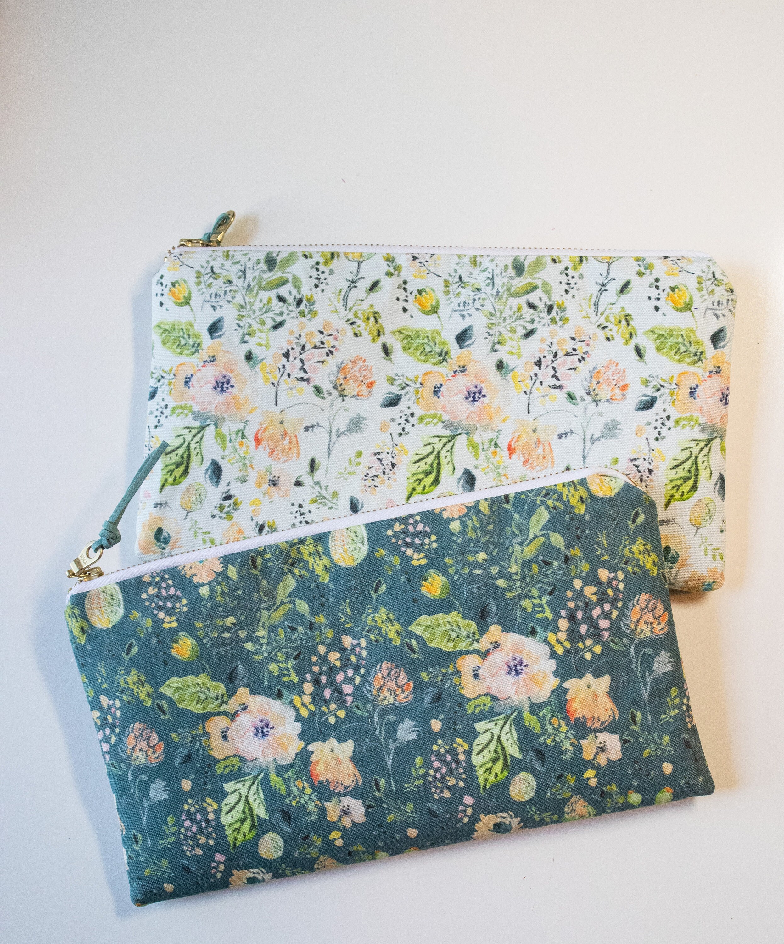 Floral Cosmetic Pouch Watercolor Flowers Pouch Flowers - Etsy