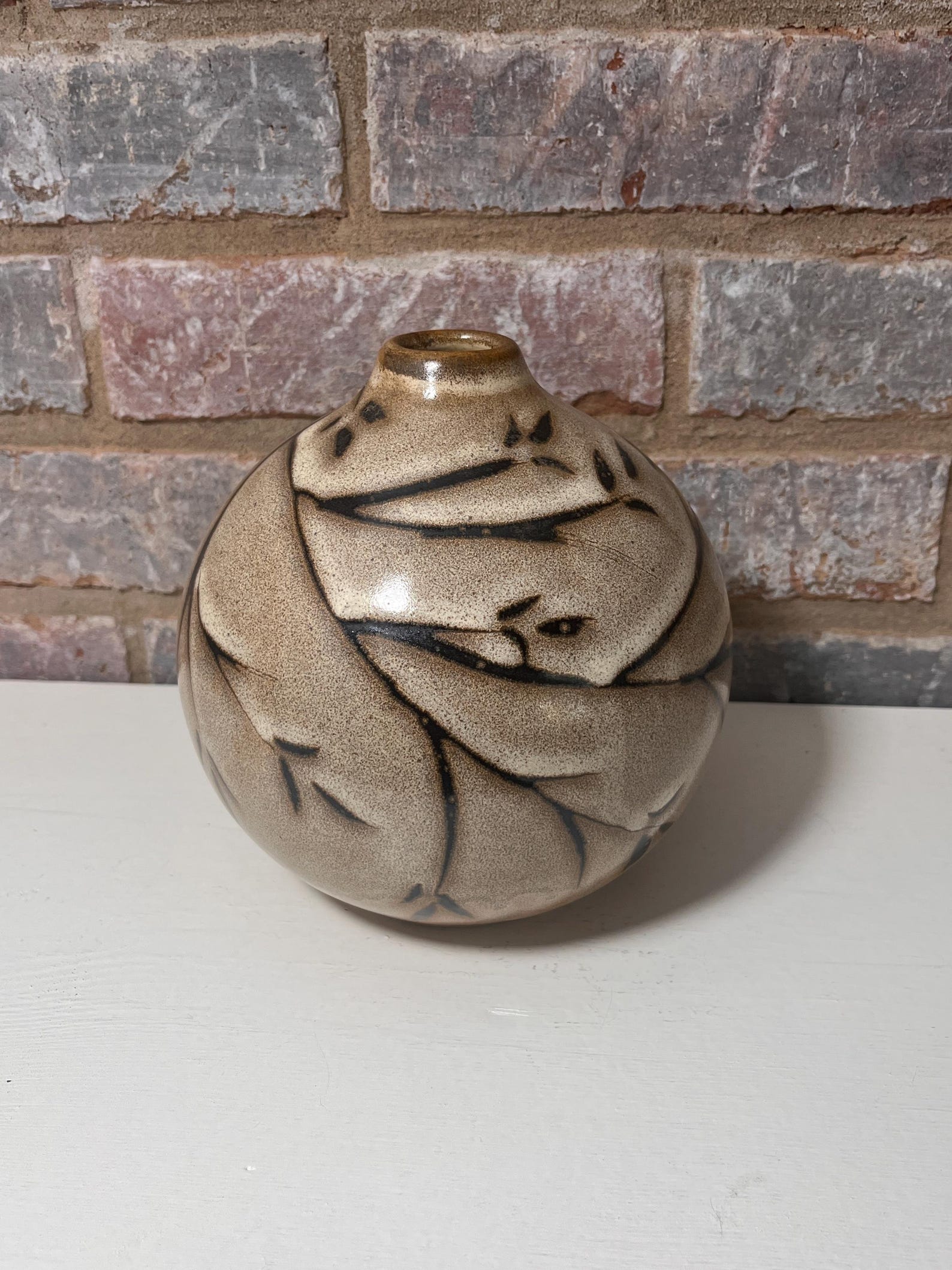 Mara Pottery Vase With Branches and Birds - Signed - Etsy