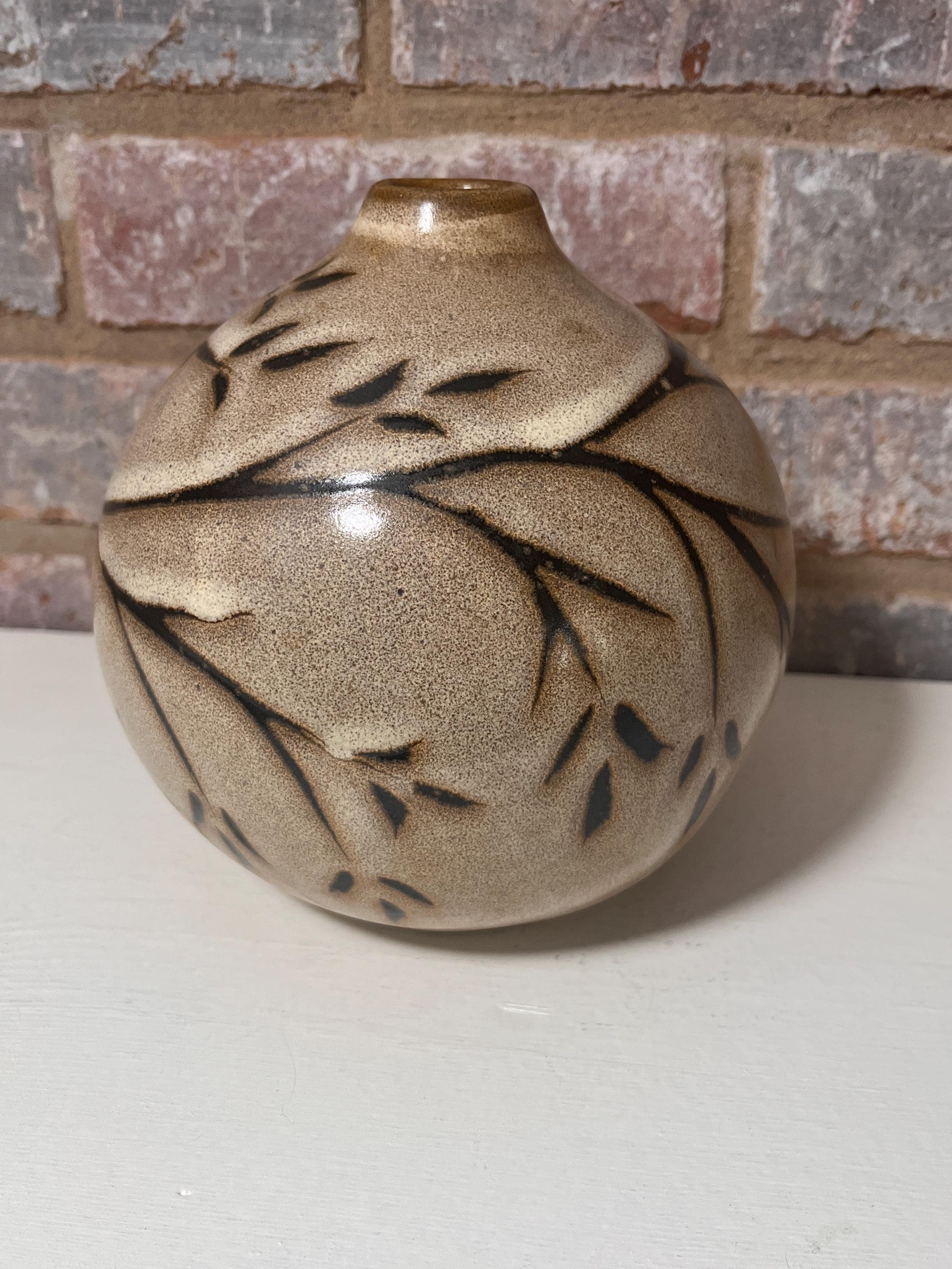 Mara Pottery Vase With Branches and Birds - Signed - Etsy