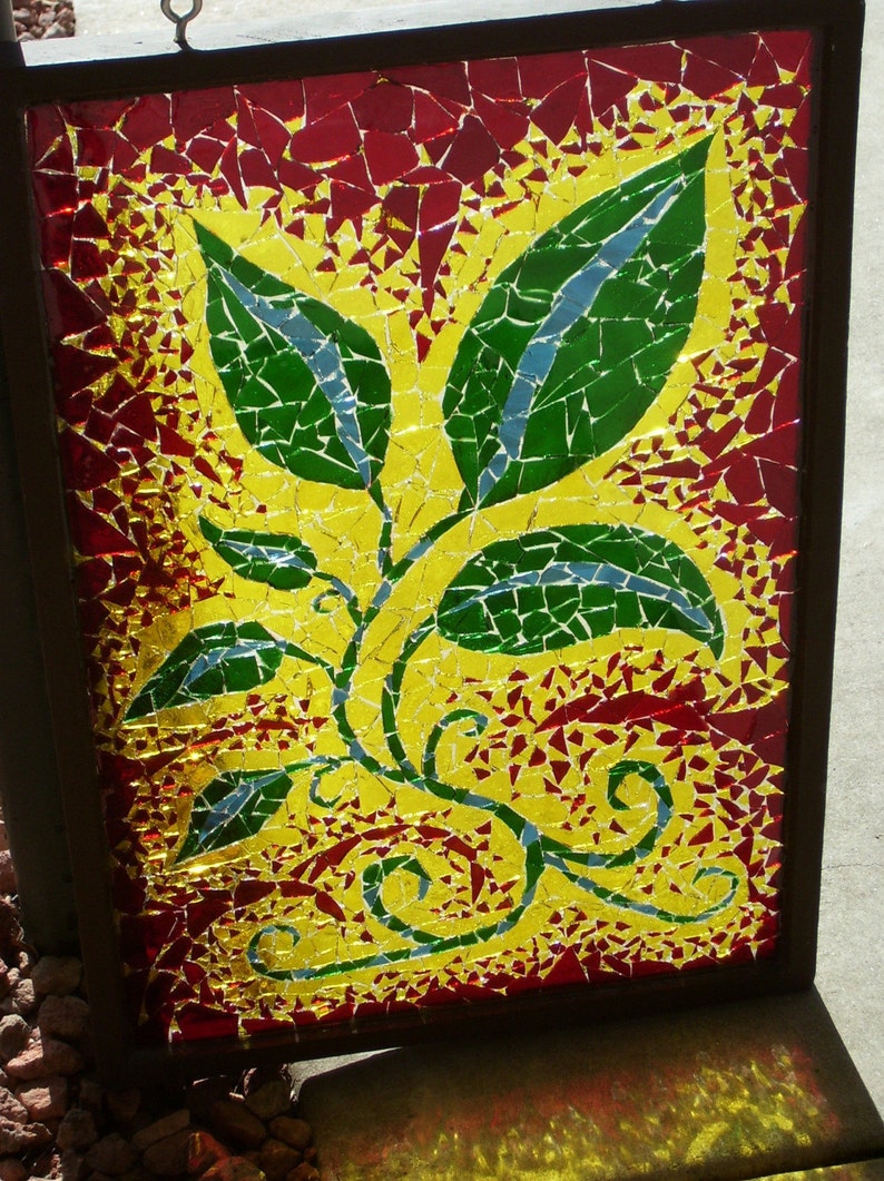 Large Translucent Window Mosaic - Etsy