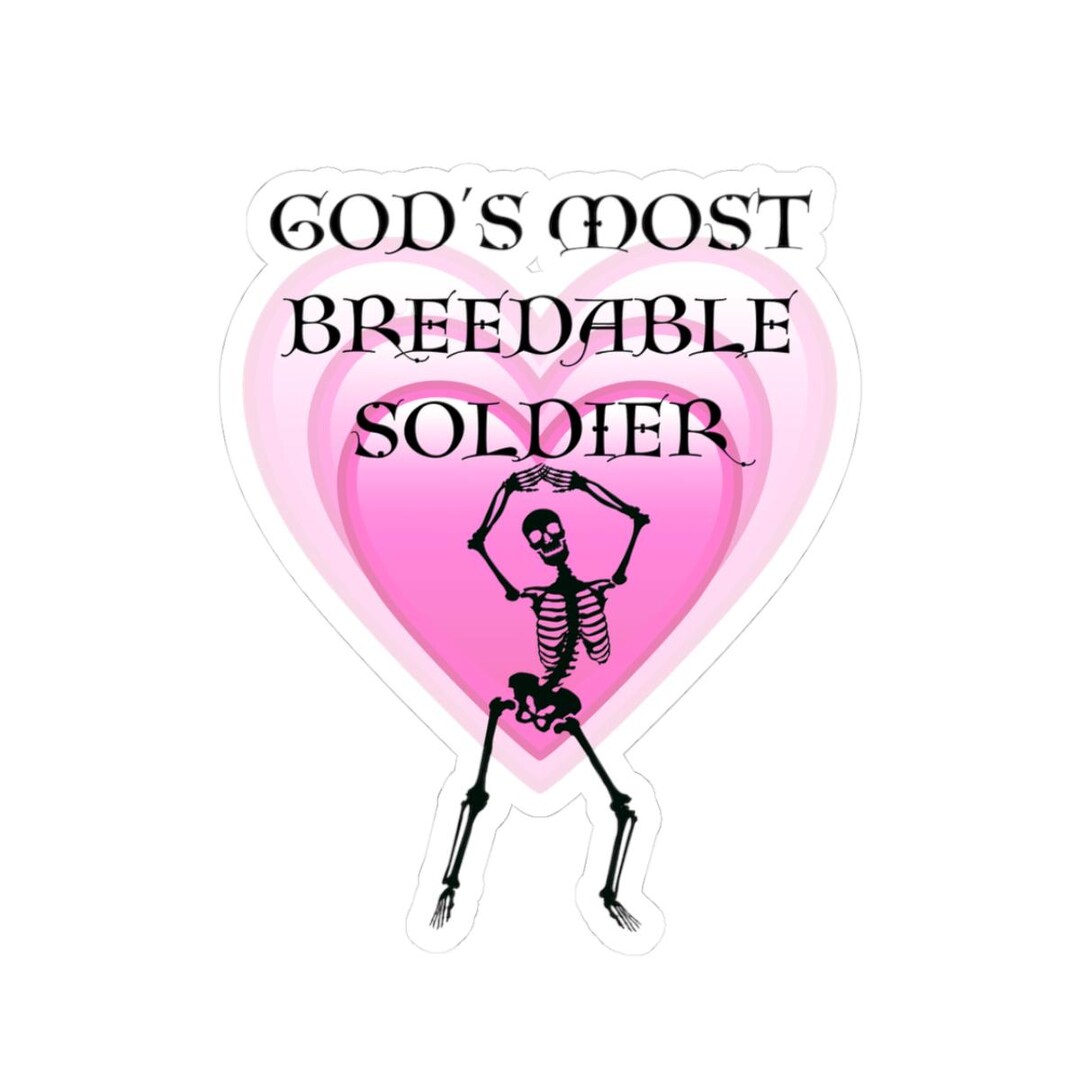 Skeleton Breedable Soldier Kiss-cut Stickers, Cute Meme Sticker Pack ...