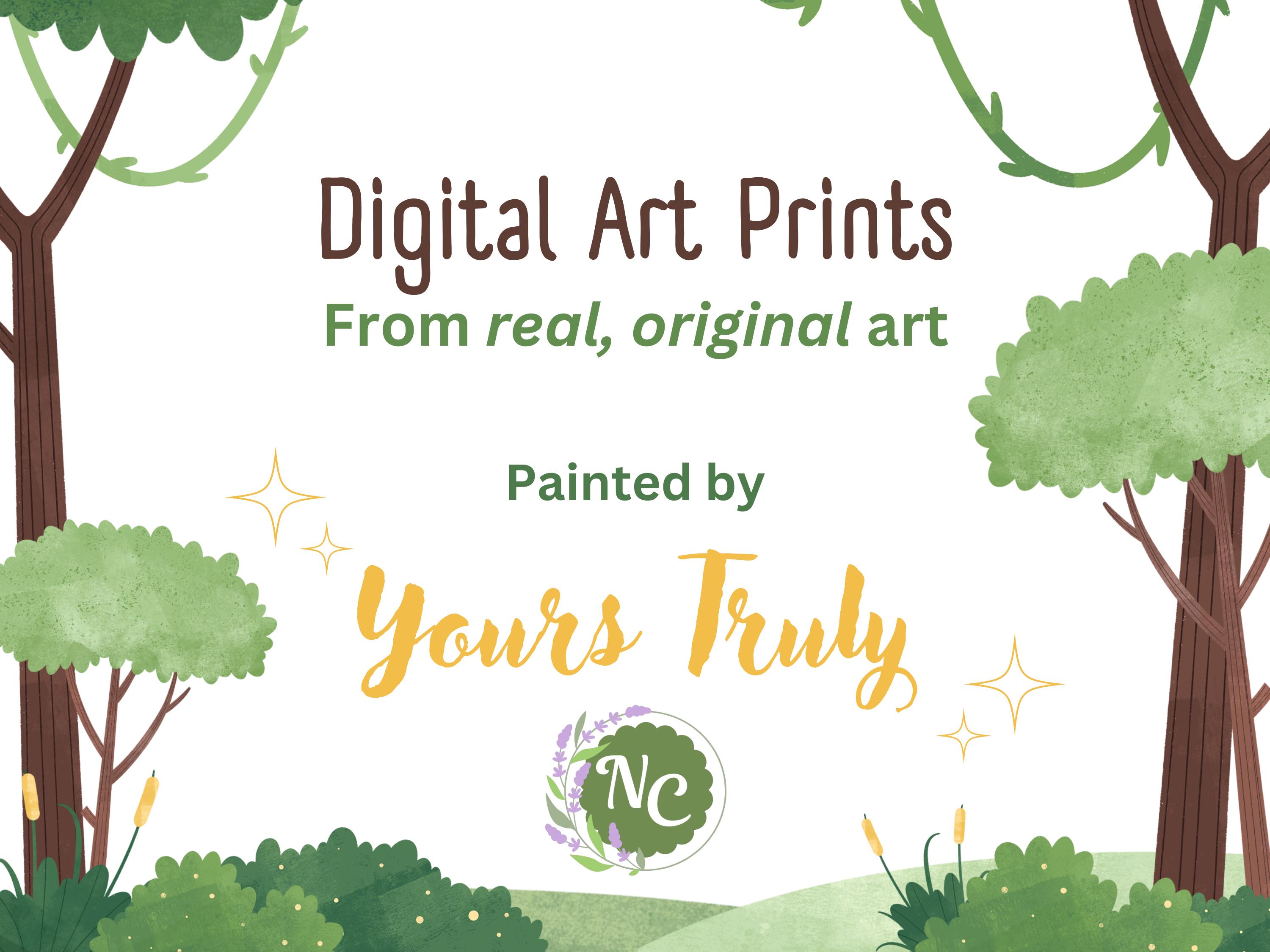 Self Portrait - Art Print, Digital Art, Instant Download Printable Home ...