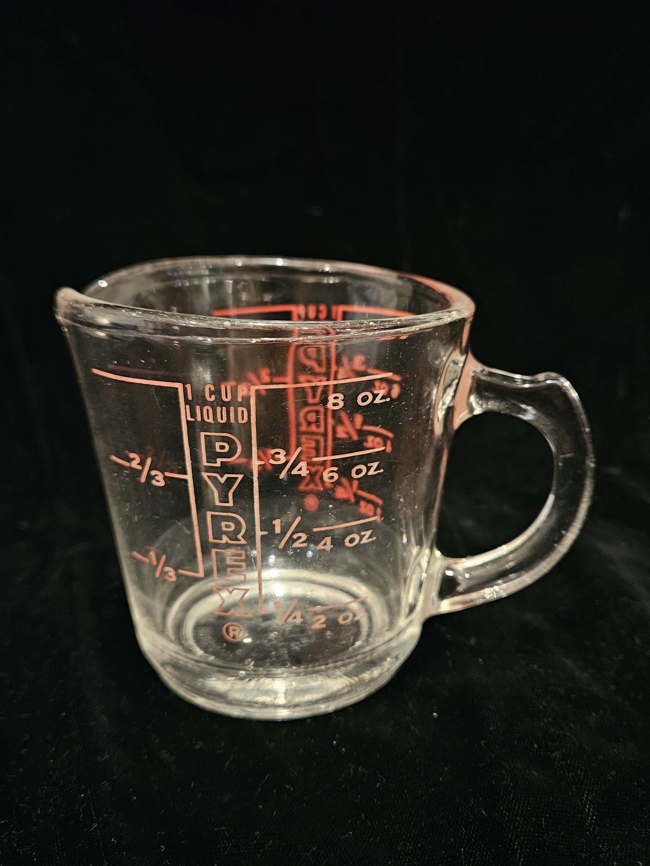 Rare Vintage PYREX 1-cup Measuring Cup - Etsy