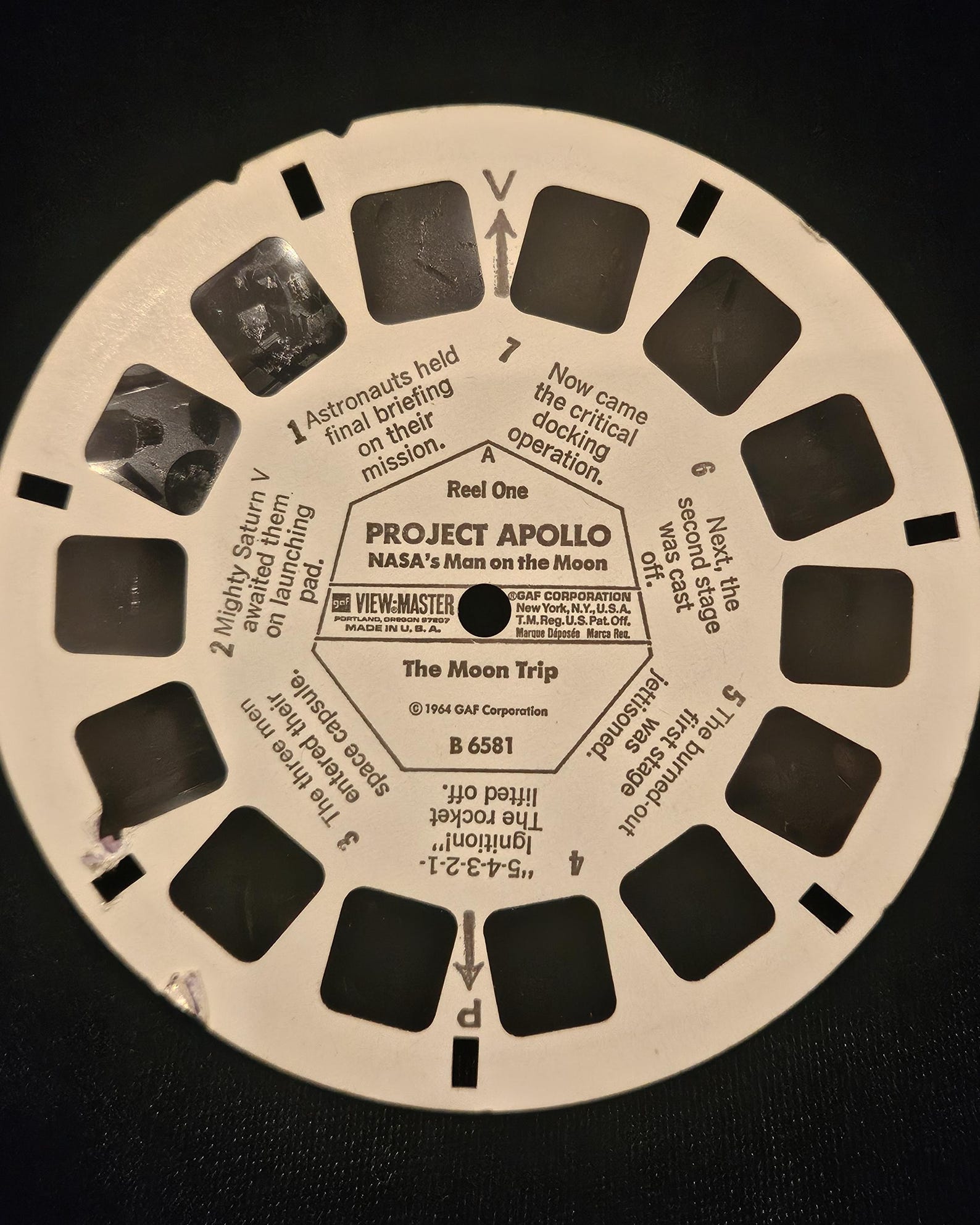Vintage View Master With Project Apollo Nasa's Man on the Moon Reels - Etsy
