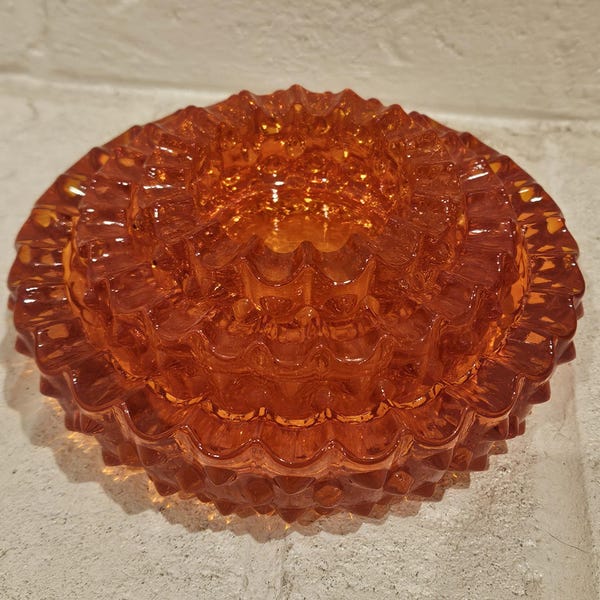 Fenton Mcm Ashtray - Etsy