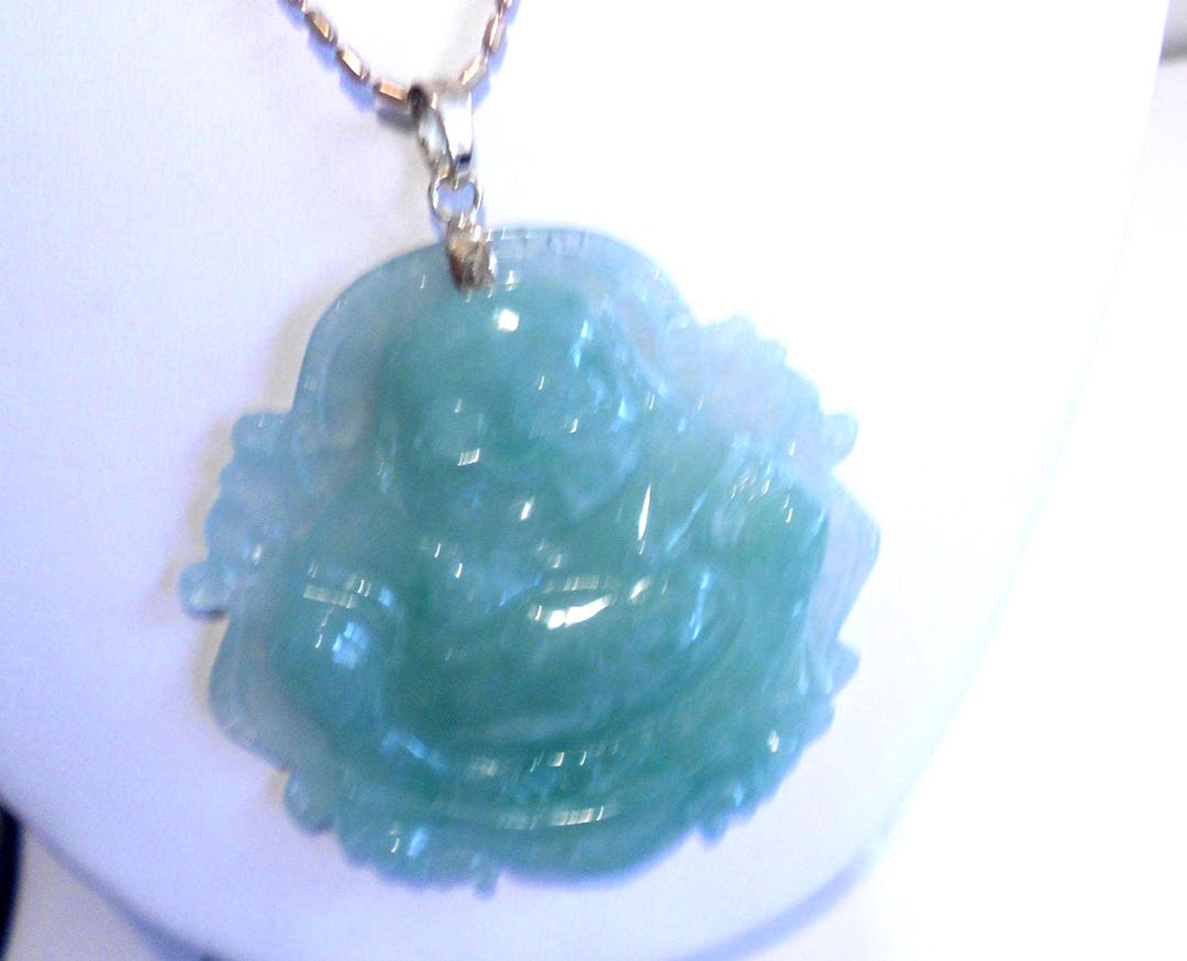 Green Jade Kwan Yin Pendant 14kt Gold (no Chain ) - Etsy