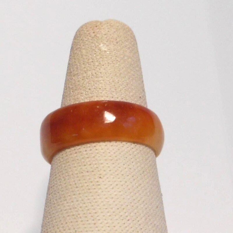 Red Jade Ring - Etsy