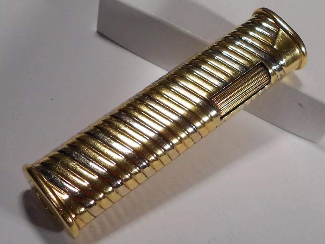 Vintage Lighter With 18k Solid Gold Outer Case. - Etsy