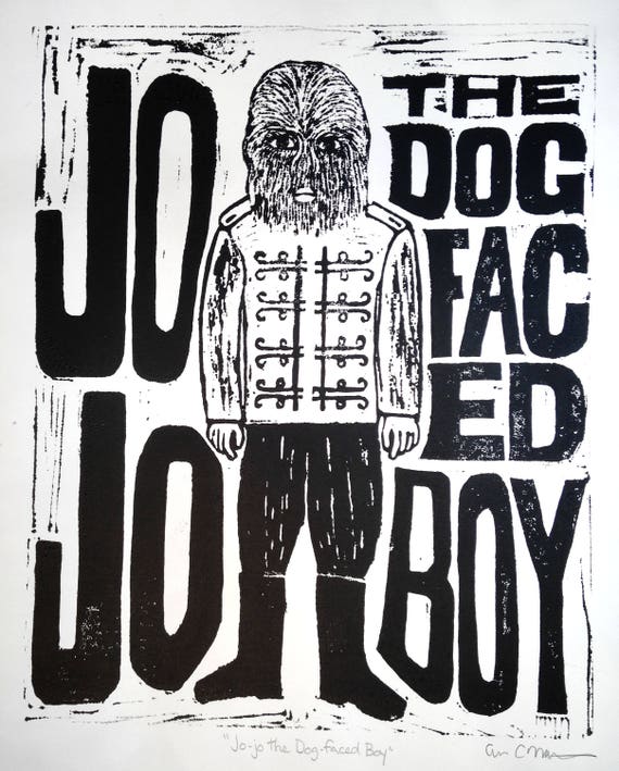 Jo Jo The Dog-Faced Boy | Etsy