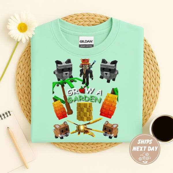 Grow a Garden Roblox Merch - Etsy