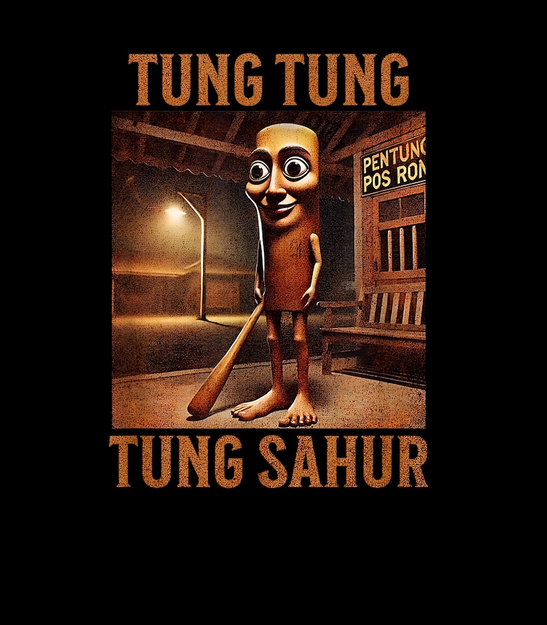 Tung Tung Tung Sahur Italiano Brainrot Meme Viral PNG Digital - Etsy ...