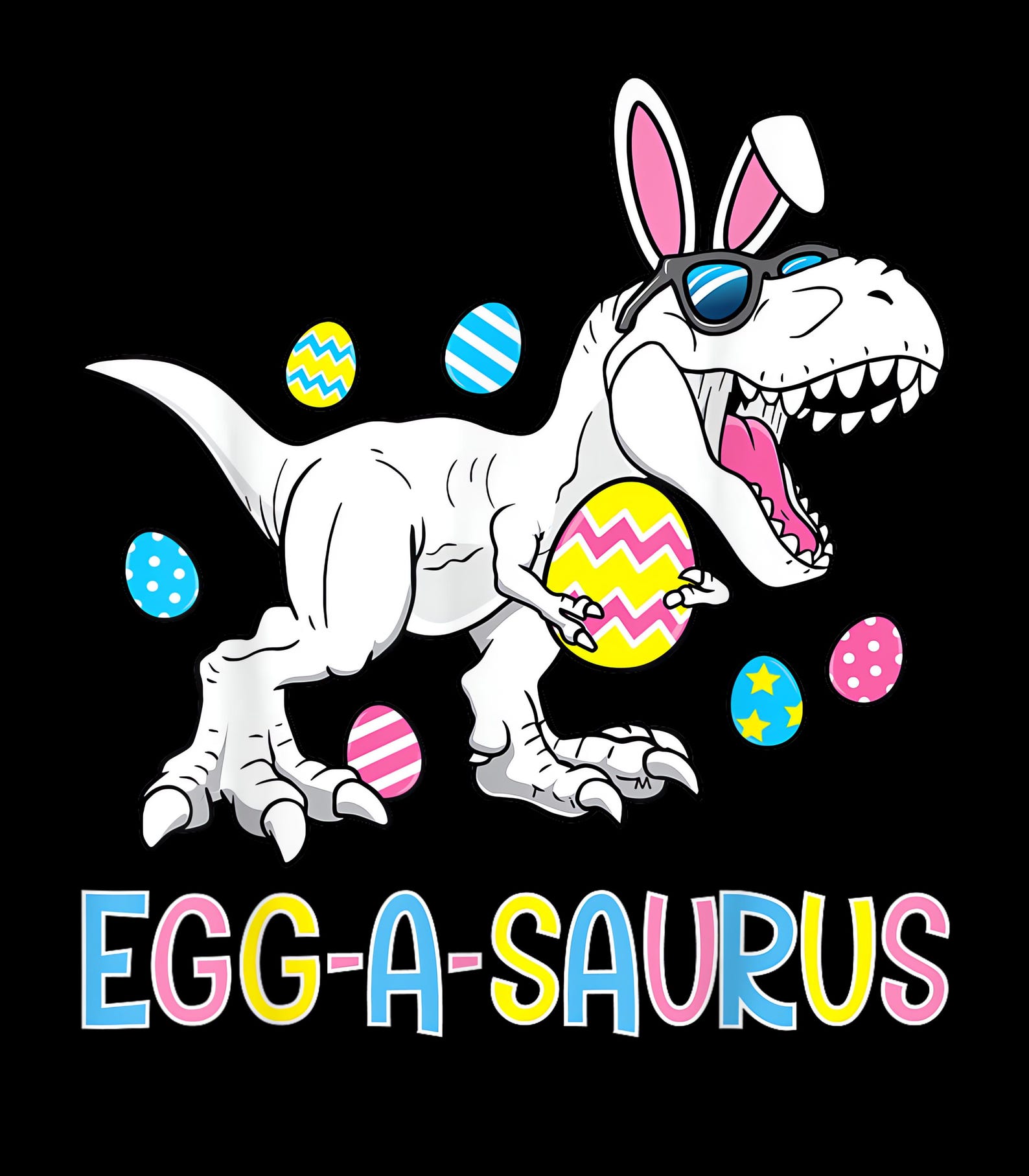 Easter Saurus Rex PNG, Easter Dinosaur PNG, Bunny Saurus, Kid, Boy ...