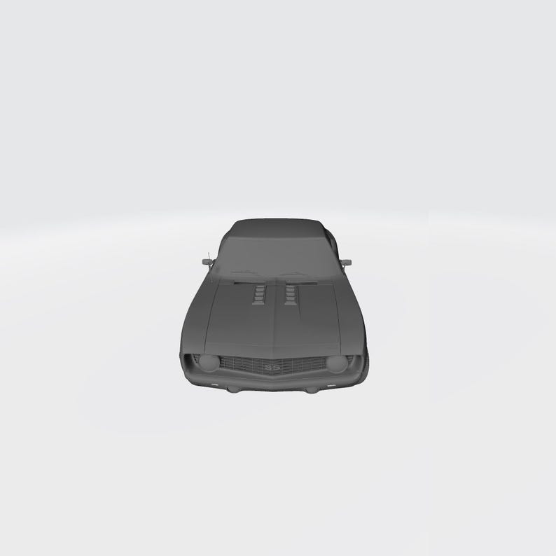Camaro SS 3D Model, 3D Printable Car STL, Camaro STL File, Digital ...