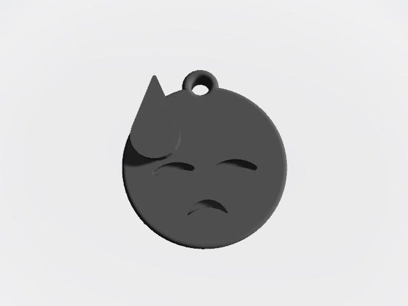 40+ Emoji Faces Keychain 3D Print Stl File - Etsy