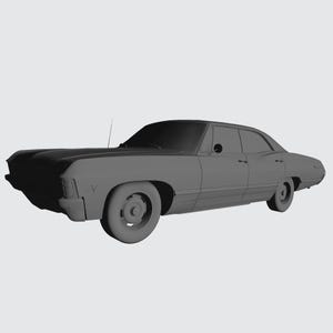 1967 Chevrolet Impala 3D Model: Car STL File for 3D Printing - Etsy