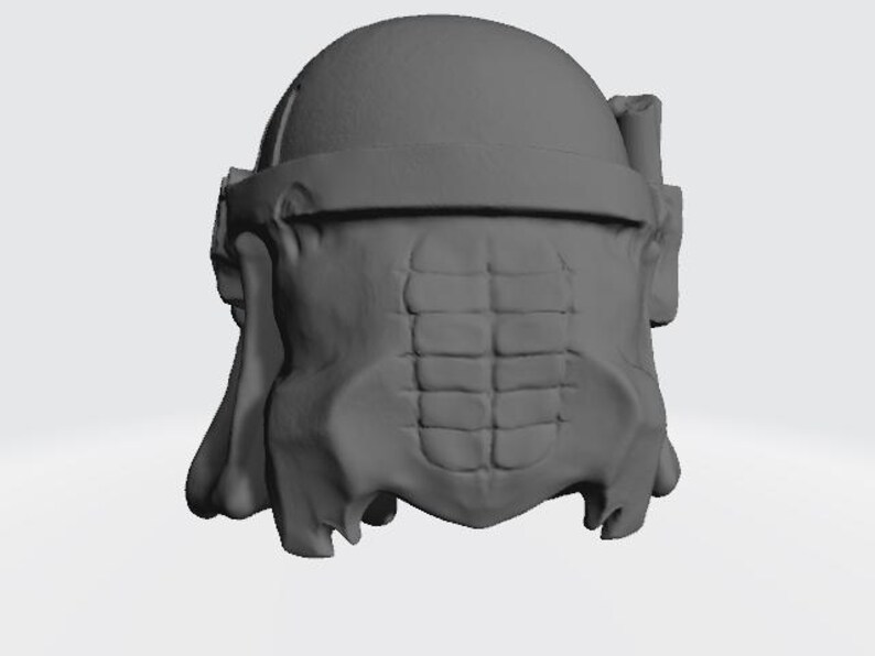 Skull Helmet 3D Print Stl File - Etsy