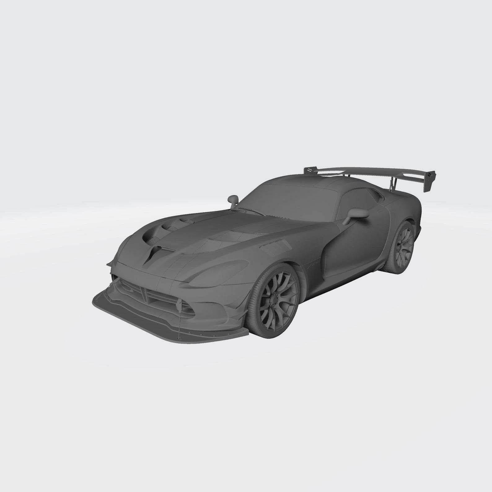 Supercar STL File: High Detail Race Car 3D Print Model - Etsy