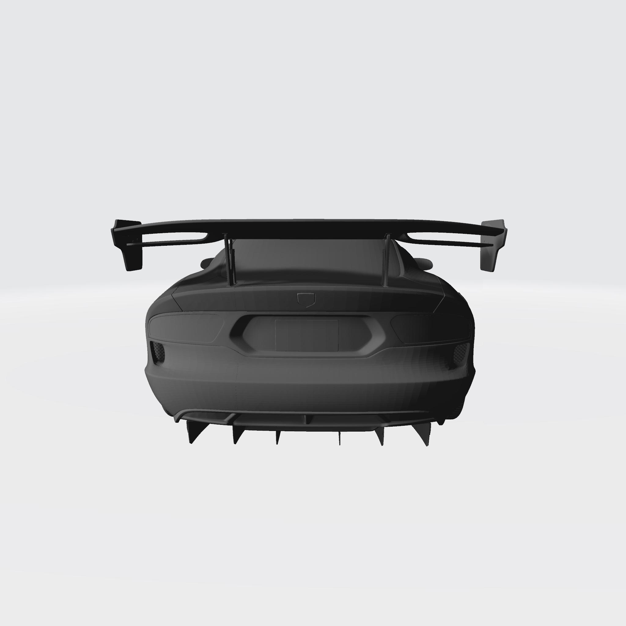 Supercar STL File: High Detail Race Car 3D Print Model - Etsy