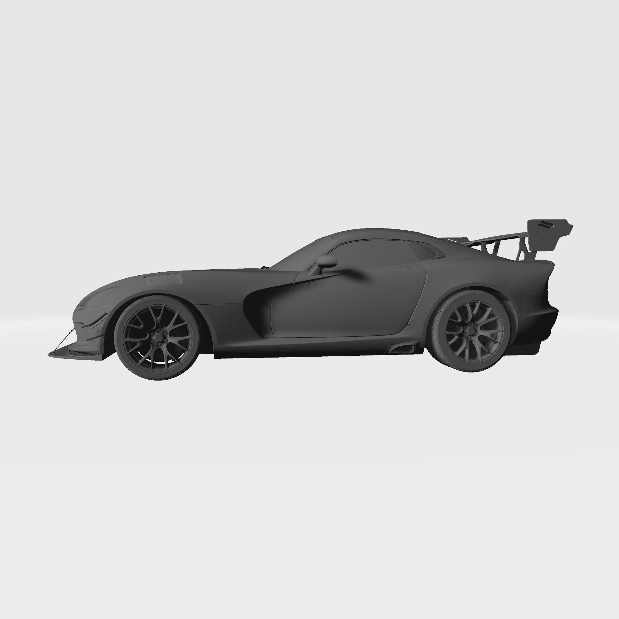 Supercar STL File: High Detail Race Car 3D Print Model - Etsy